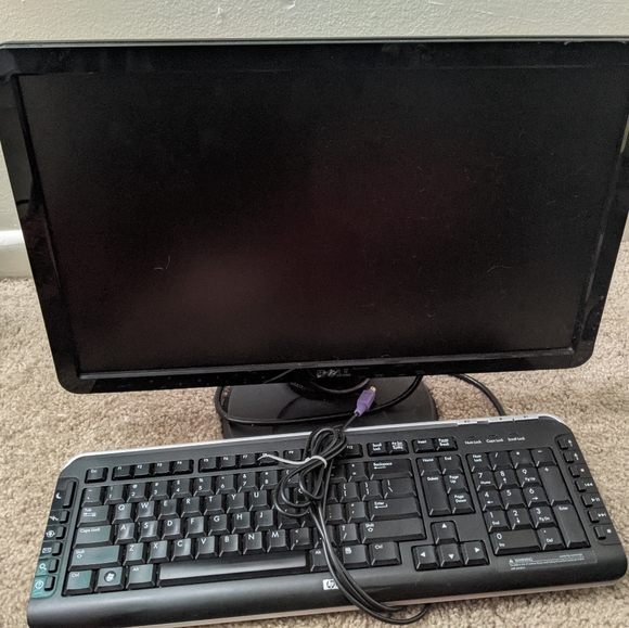 Computers, Laptops & Parts | Dell Monitor With Keyboard | Poshmark
